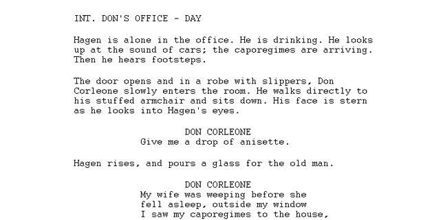 Unit 11: Scriptwriting for media products: LO1: Examples of different ...