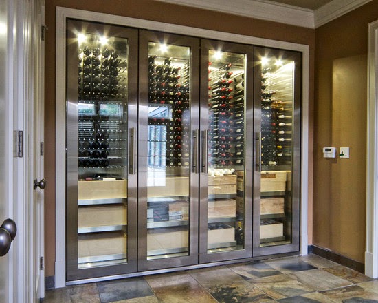 Max Jerome: Modern Stainless Wine Cellar Cabinet (Vancouver)