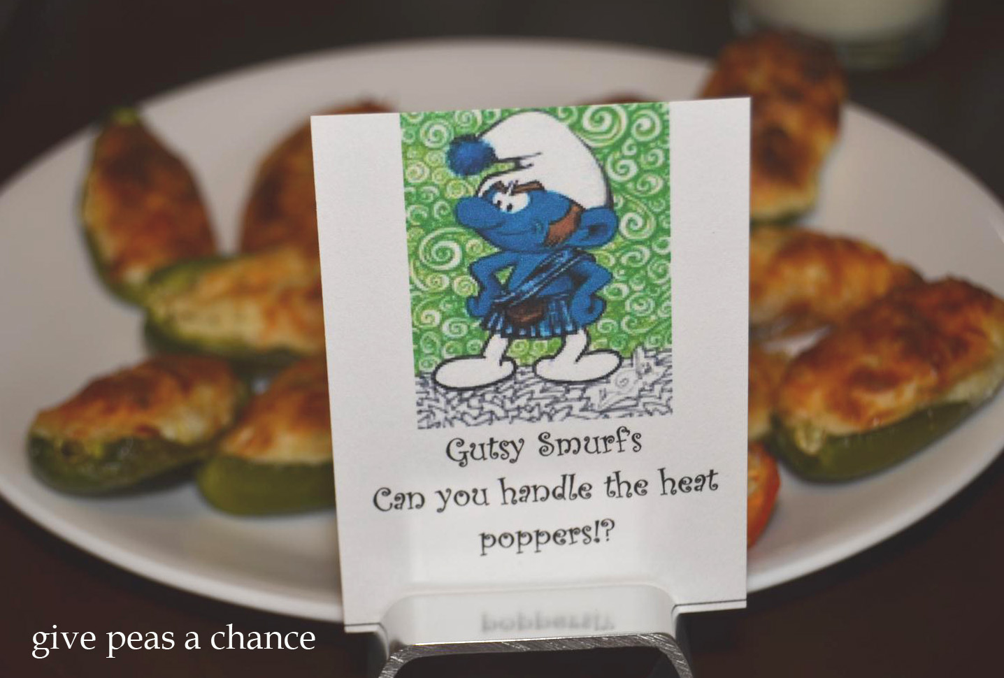 Give Peas a Chance: Smurfday Dinner