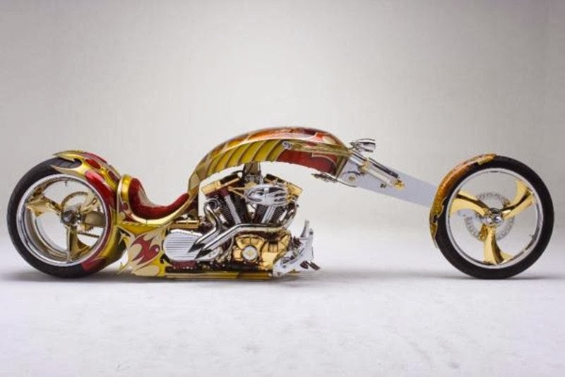 Gold Platted Custom Chopper Prices, Images