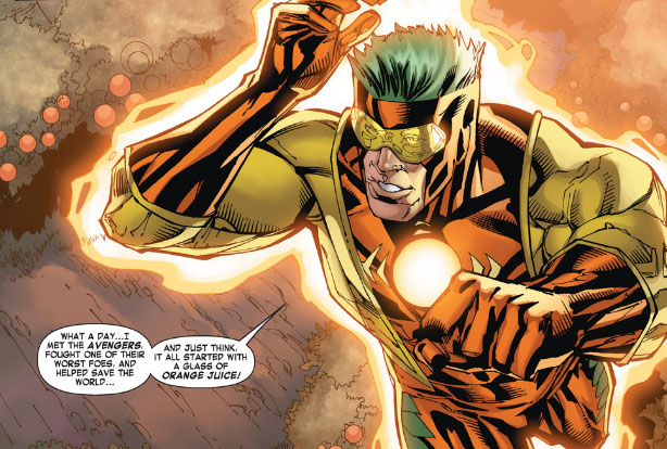 The Peerless Power of Comics!: Enter: The Orange Avenger!