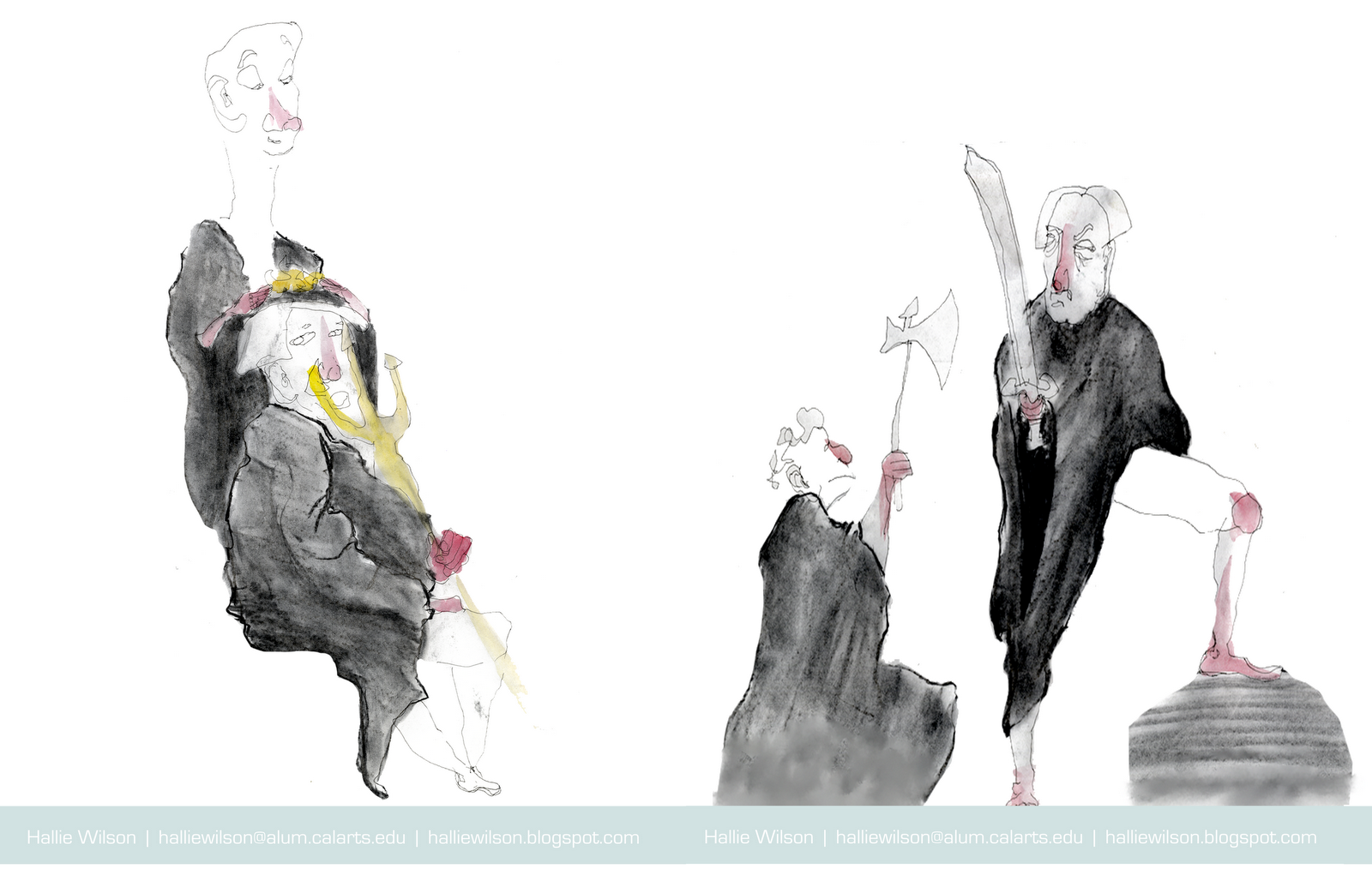 go to www.halliewilson.com: CalArts Portfolio - BFA1