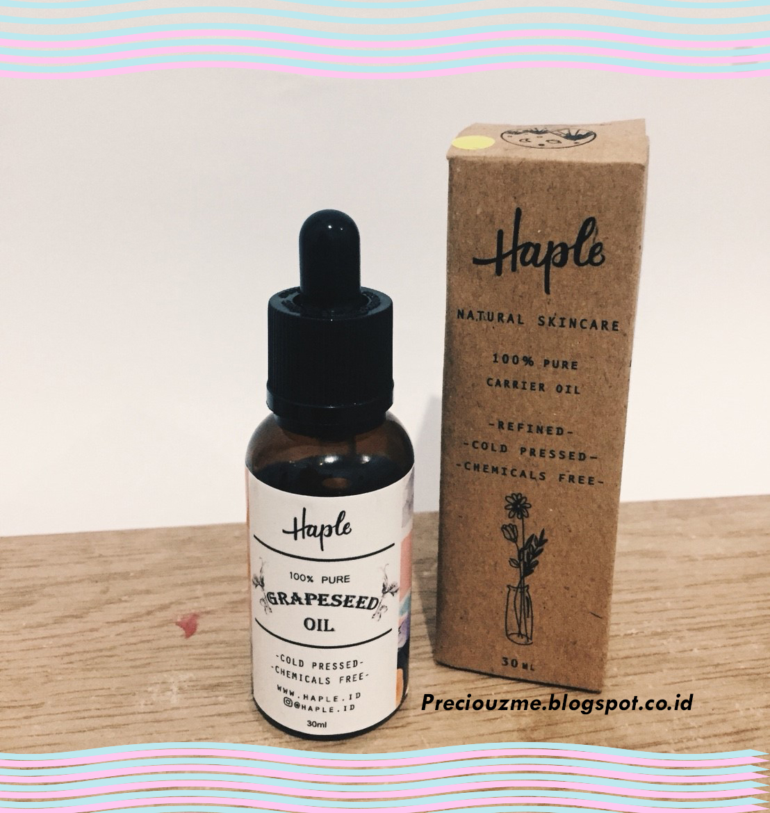 Preciouzme: [REVIEW] ACNE 101: HAPLE - ROSE WATER, GRAPESEED & RICE ...