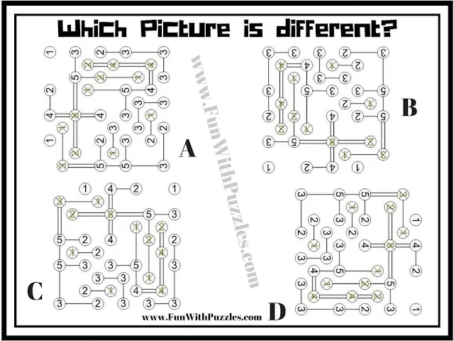 Odd One Out Picture Puzzle - Challenge Your Observation
