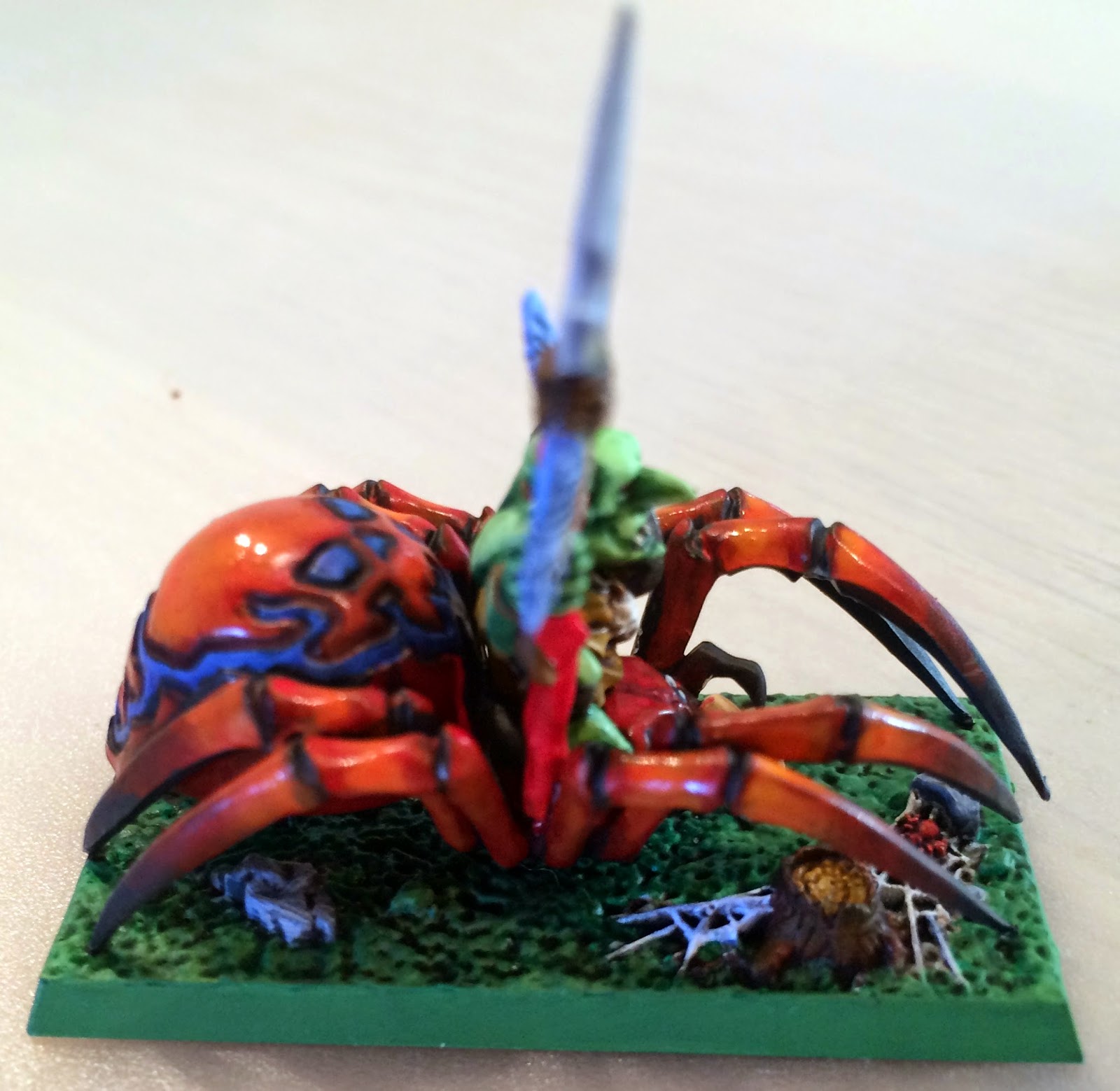 ScratchBox's Warhammer Project: Forrest Goblin Spider Rider