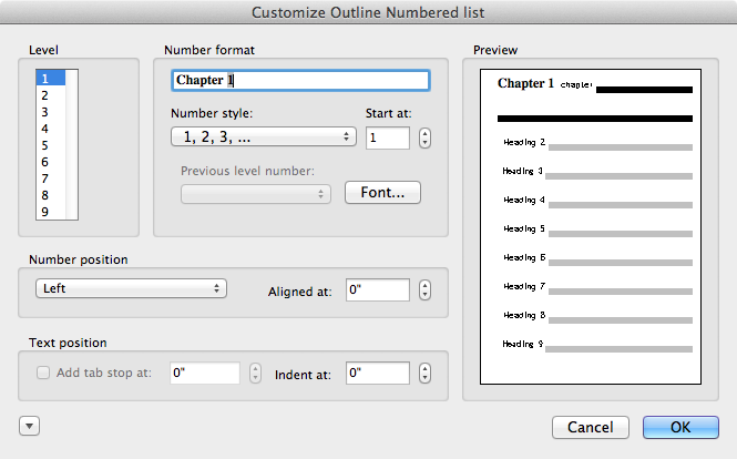 SleuthSayers: Professional Tips– Microsoft Word Chapters