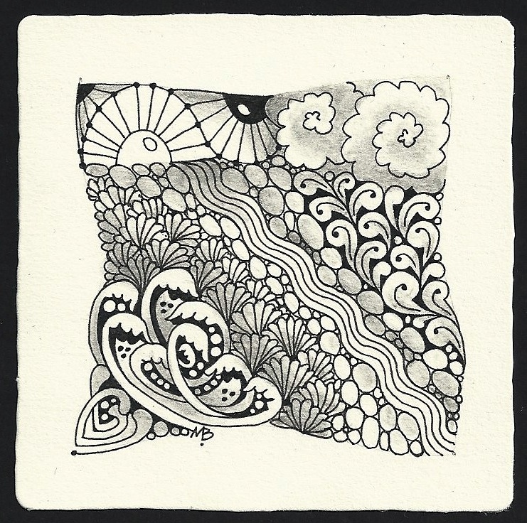 Enthusiastic Artist: Zentangle tiles that ended up being Something