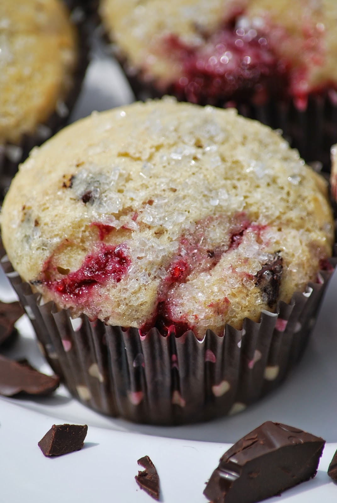 My story in recipes: Dark Chocolate Raspberry Muffin