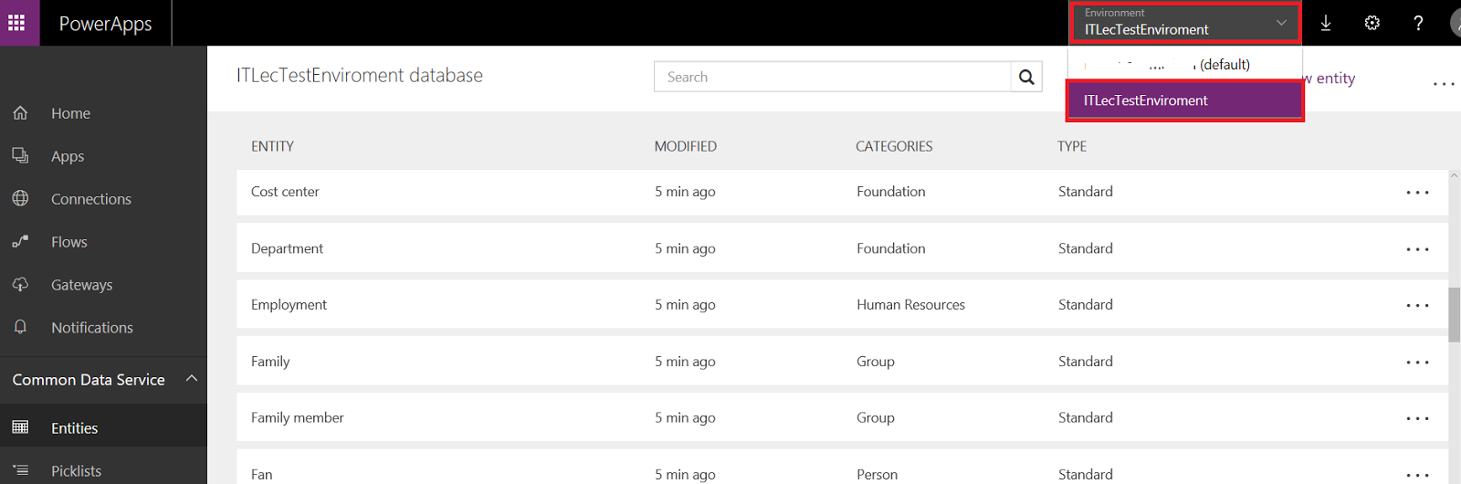Information Technology Lectures Itlec Randd Create Your First Powerapp Using Common Data