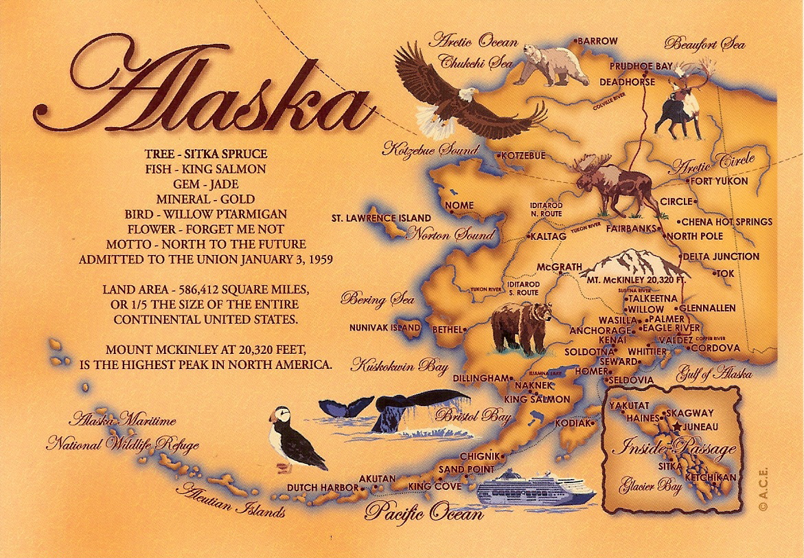 World Traveler Postcard: Alaska Postcards