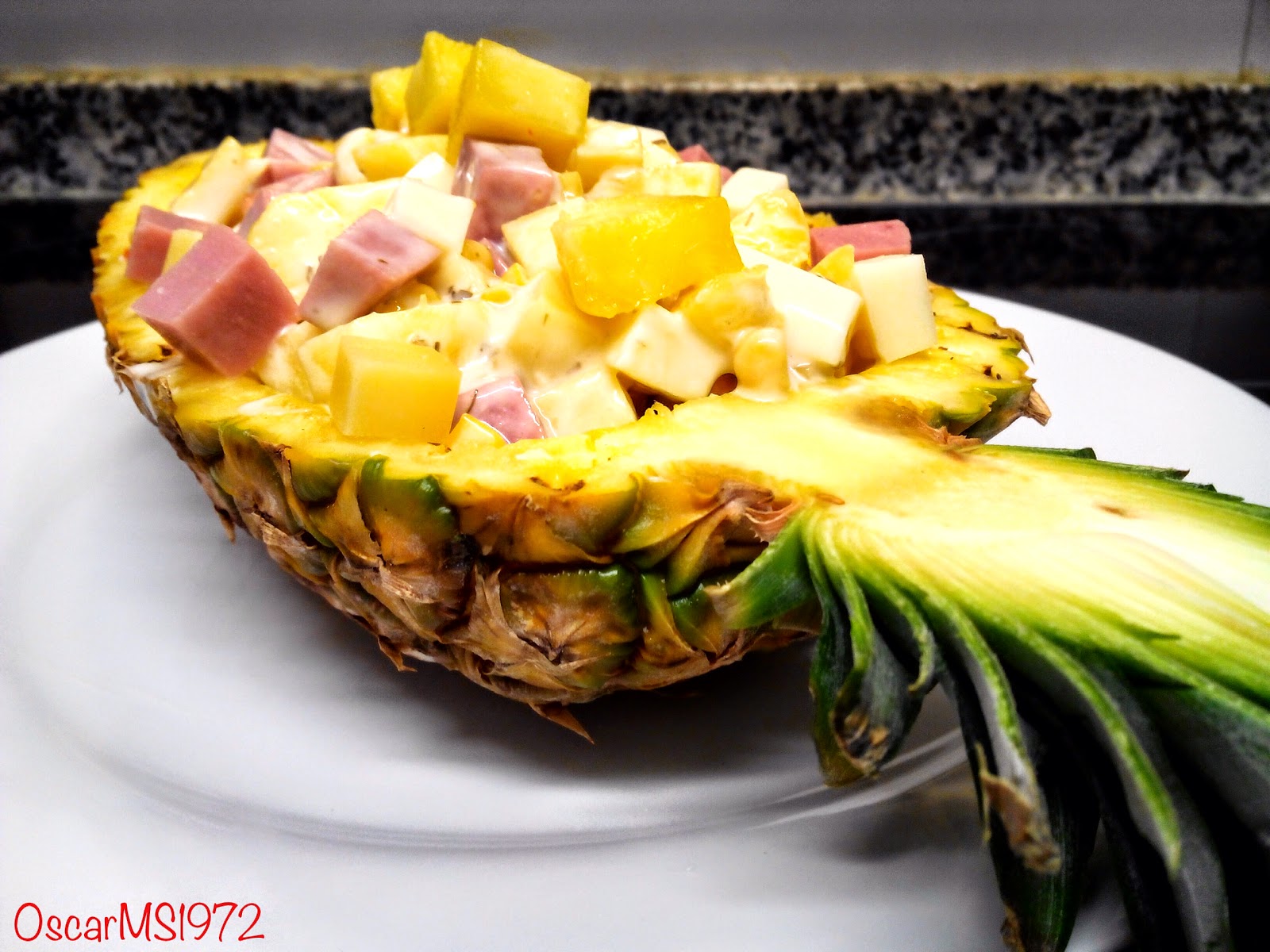 La cocina de Oscar: Piña rellena de...