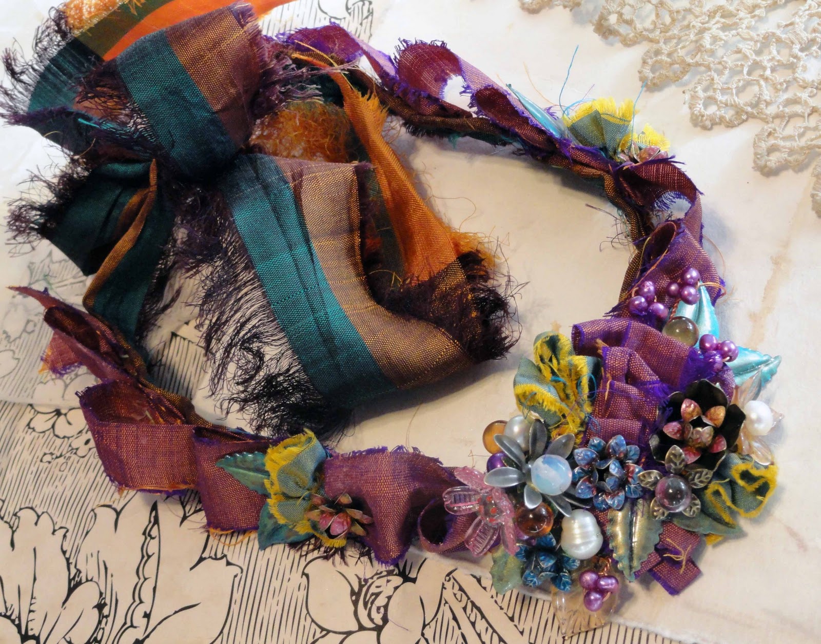 Glory Hound designs: Sari ribbon blog hop better late than never