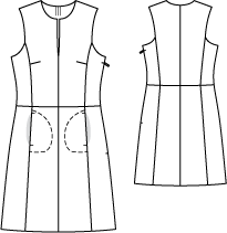 SONOEMI: Leinenkleid in Knallpink! (Burda 132-4/2011)