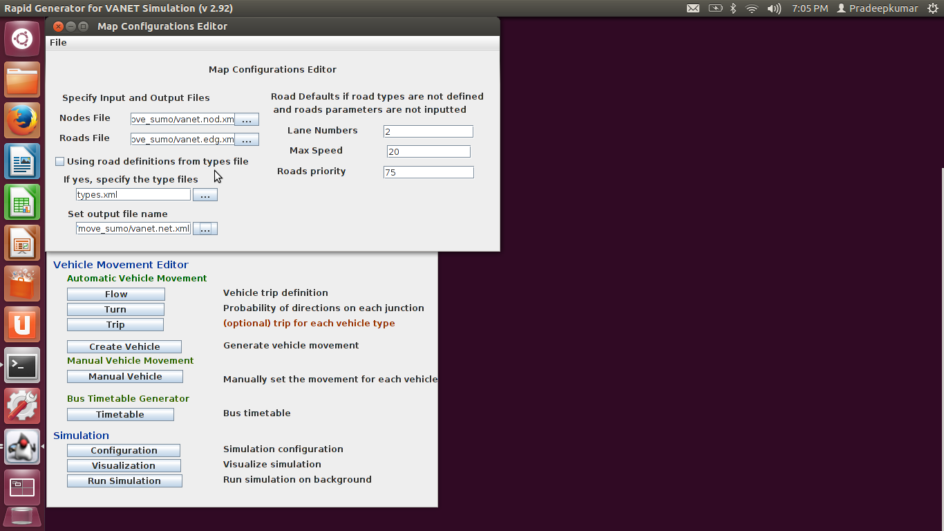 Engineering Clinic: SUMO and MOVE Example Traffic Simulation
