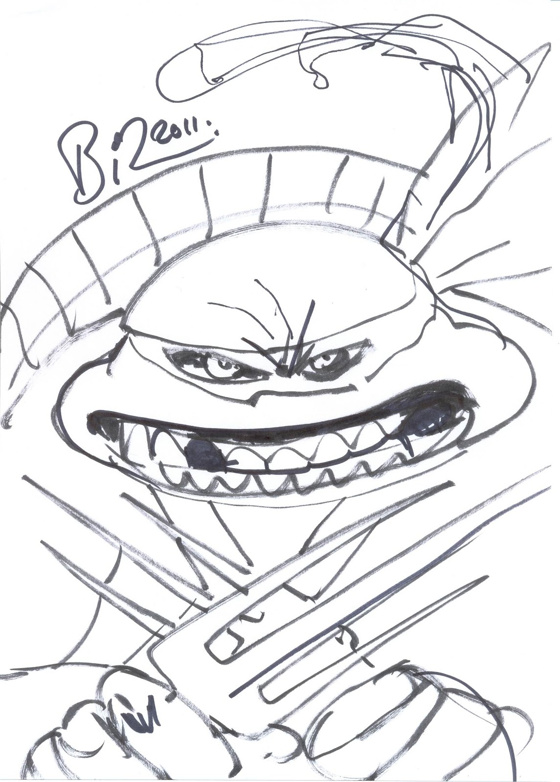 My Original Comic Art & Book Autographs: Simon Bisley