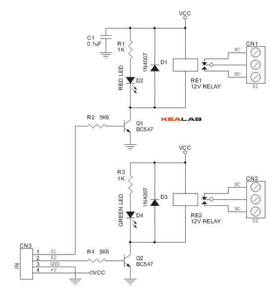 Single Channel Relay Circuit Diagram Single Channel Relay Circuit Diagram