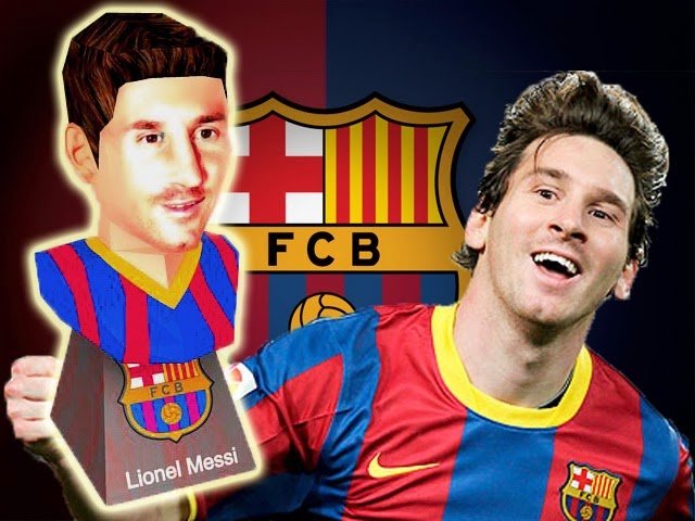 Footall - Lionel Messi Bust Papercraft | Papercraft Paradise ...