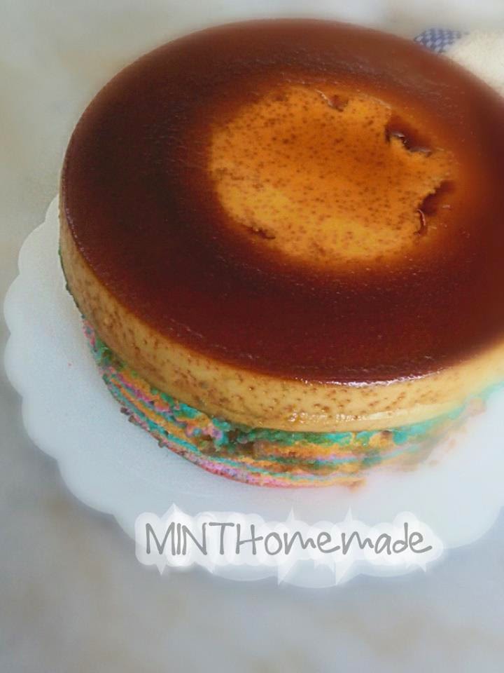 my mintroom: Kek Karamel Pelangi