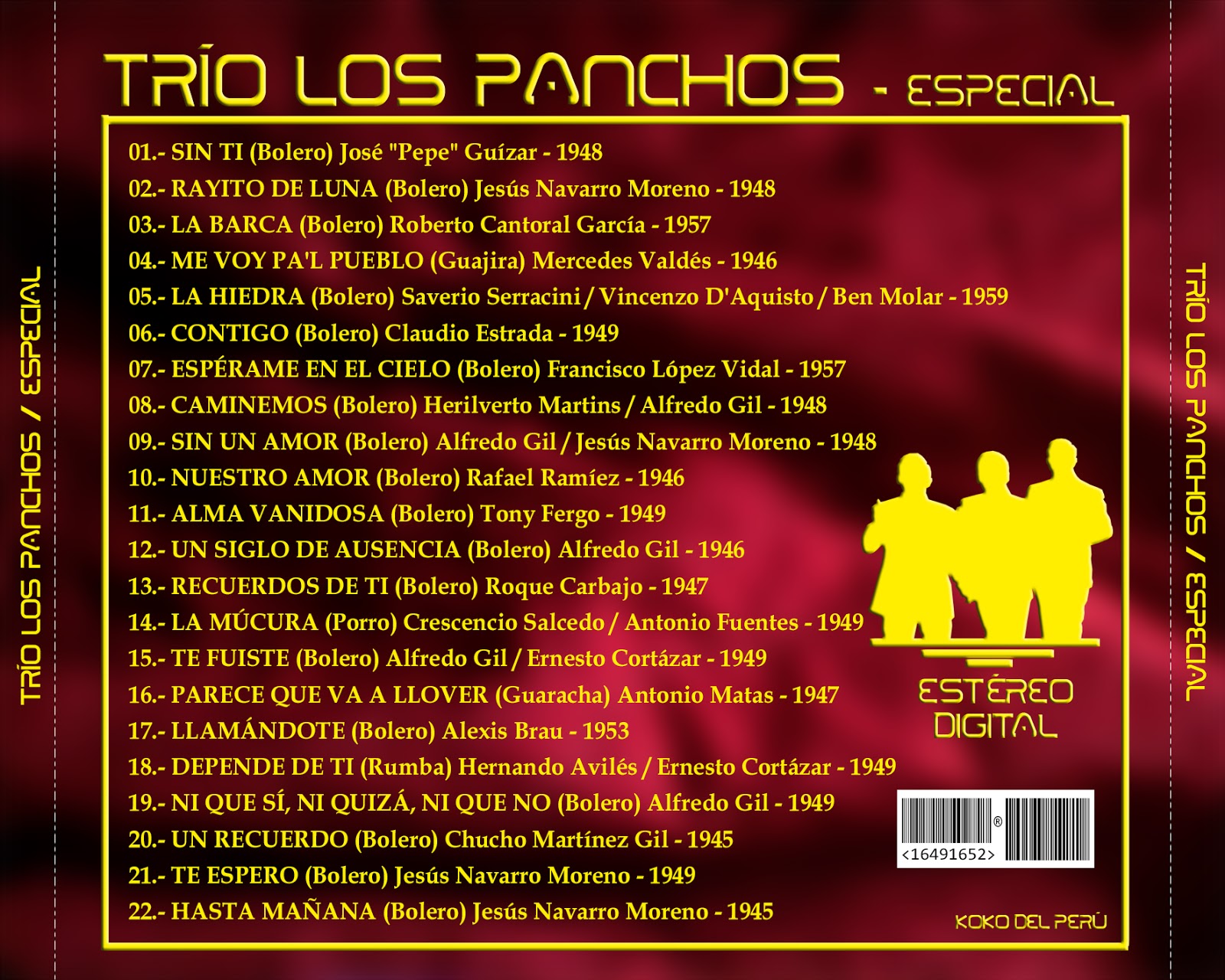 TRIO LOS PANCHOS Y SUS INVITADOS: abril 2017