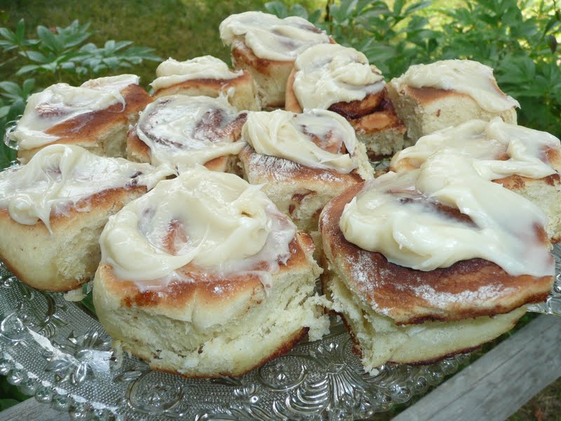 Everyday Dutch Oven: Cinnamon Rolls with Cream Cheese Glaze