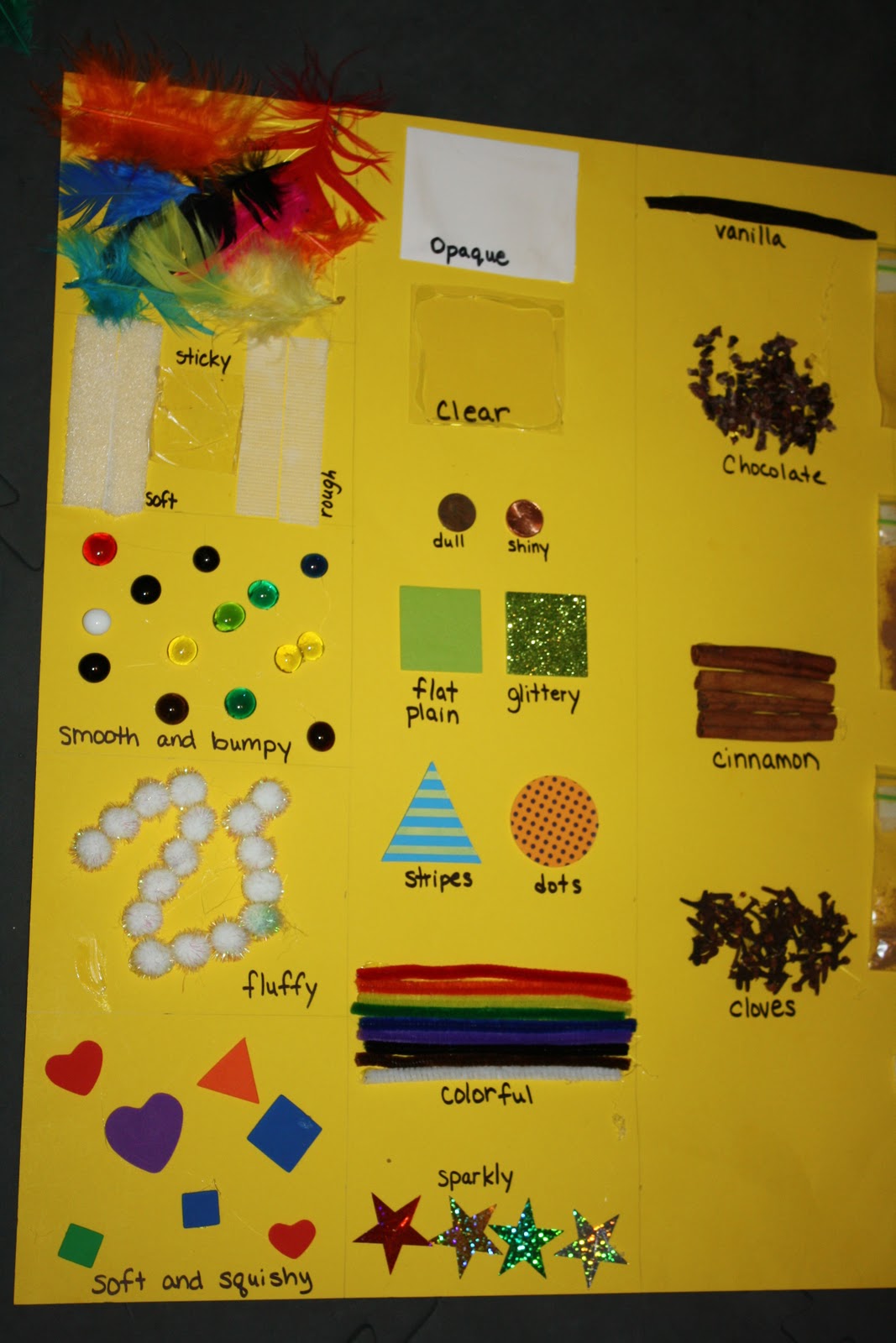 Boys Rule My Life: Five Senses Board