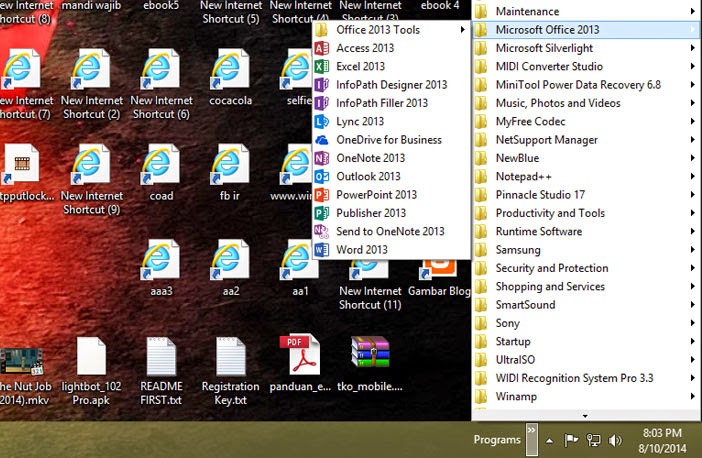 Macam Mana Nak Letak Butang/Menu All Program Pada Windows 8? | ZULBMOHD