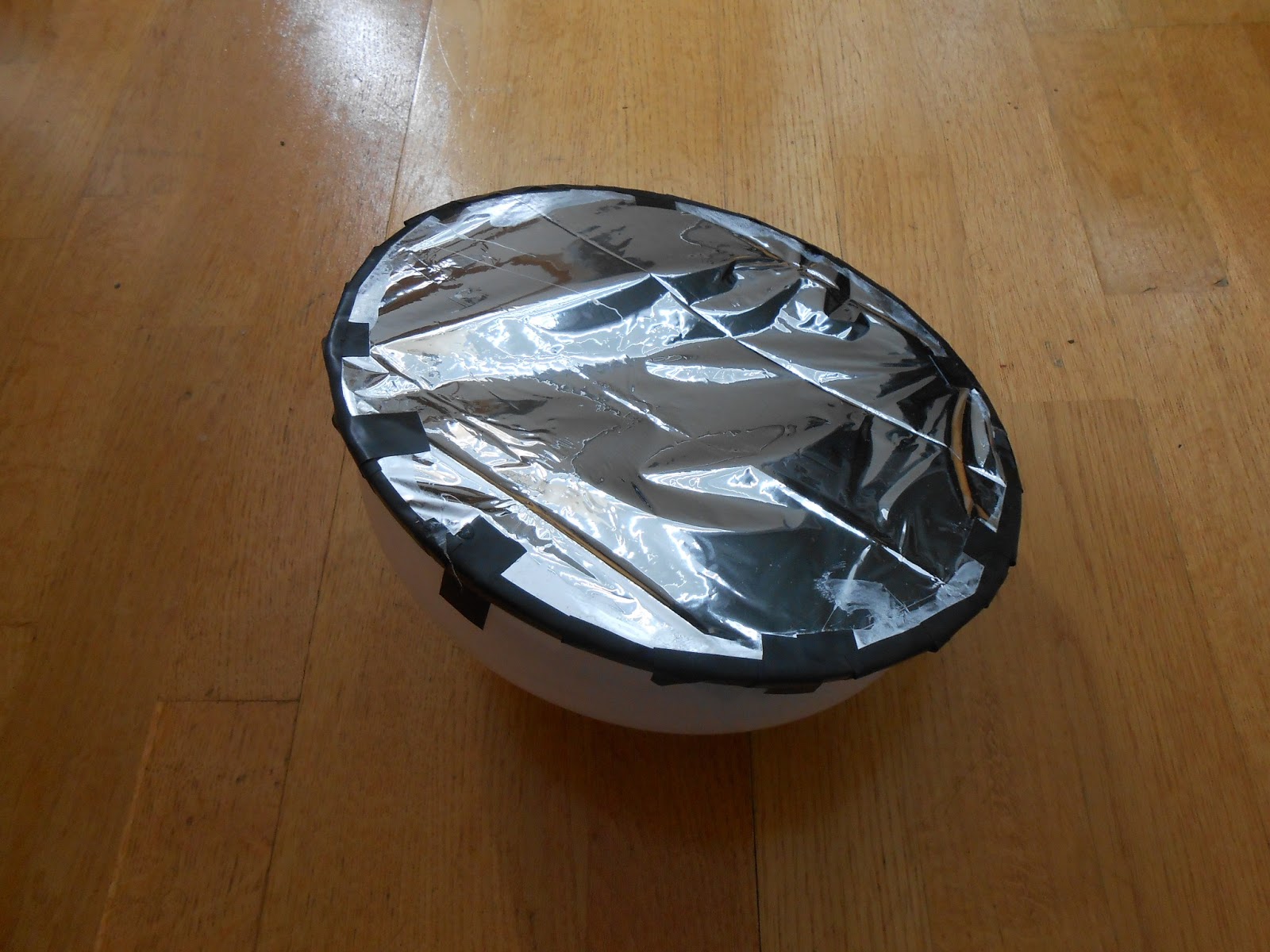 The LIMblog: Material test: aluminized mylar