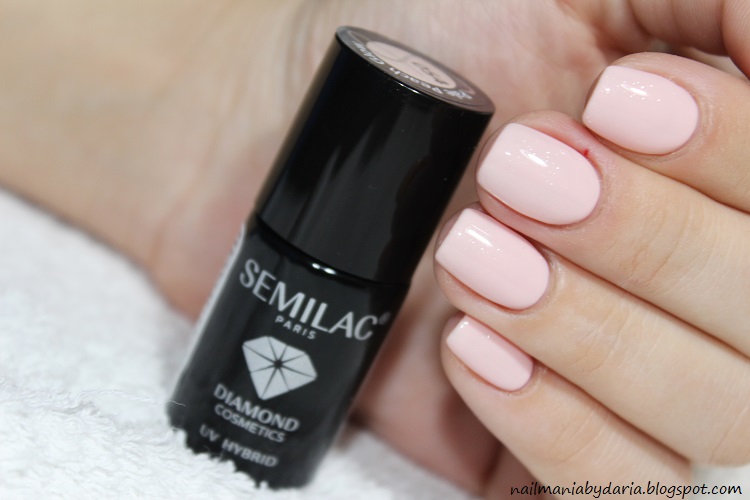 NailManiaByDaria: Semilac 054 Pale Peach Glow ♥