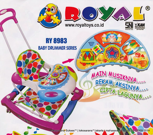 Baby Walker Royal RY8983 Baby Drummer Series ~ News Untuk Anak Anda