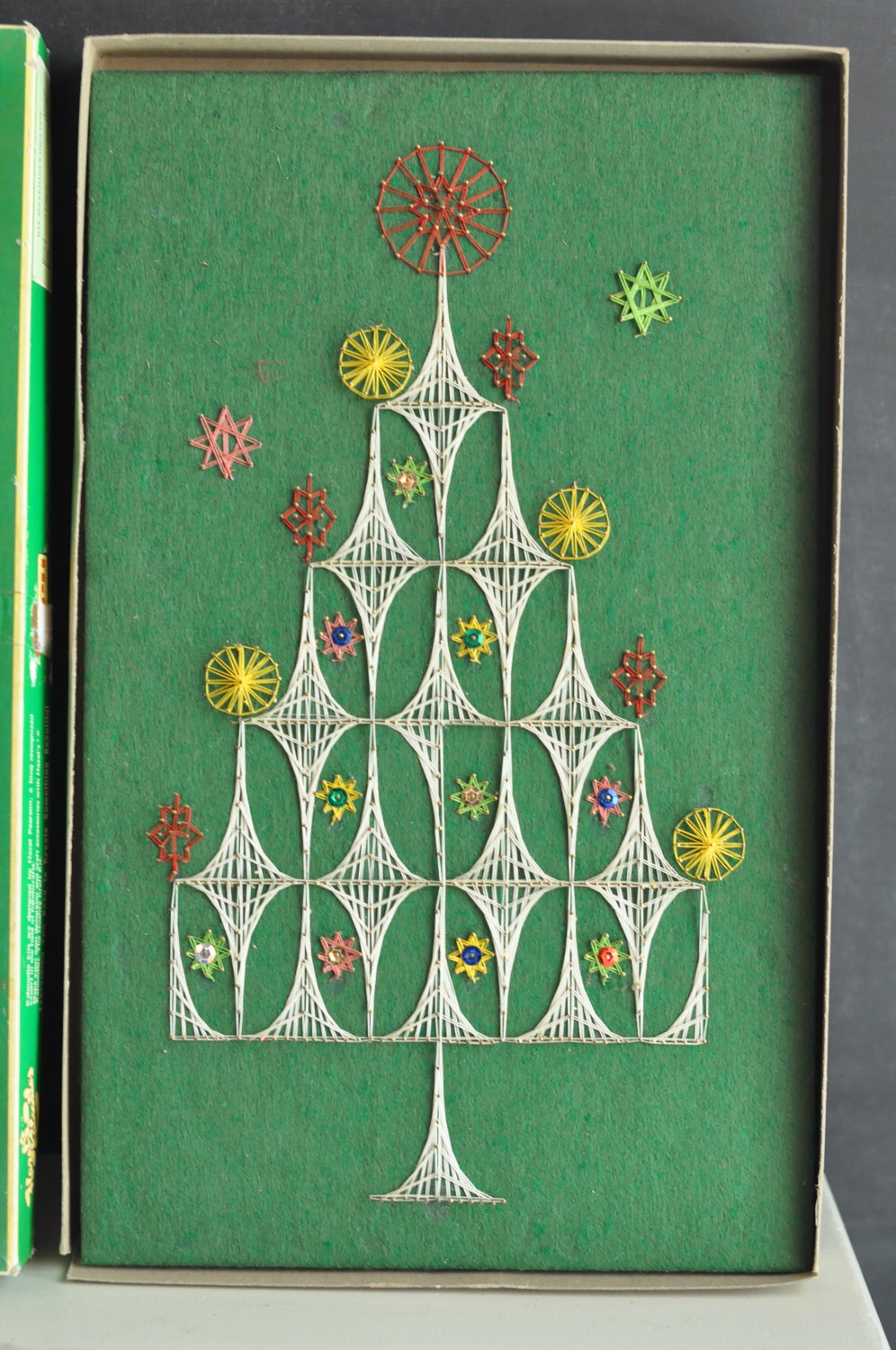 gold country girls: String Art Christmas Tree