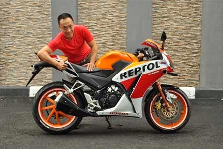 Modifikasi CBR150R Lokal K45 ala Mono Arm Moge 400cc | www.otomoch.com