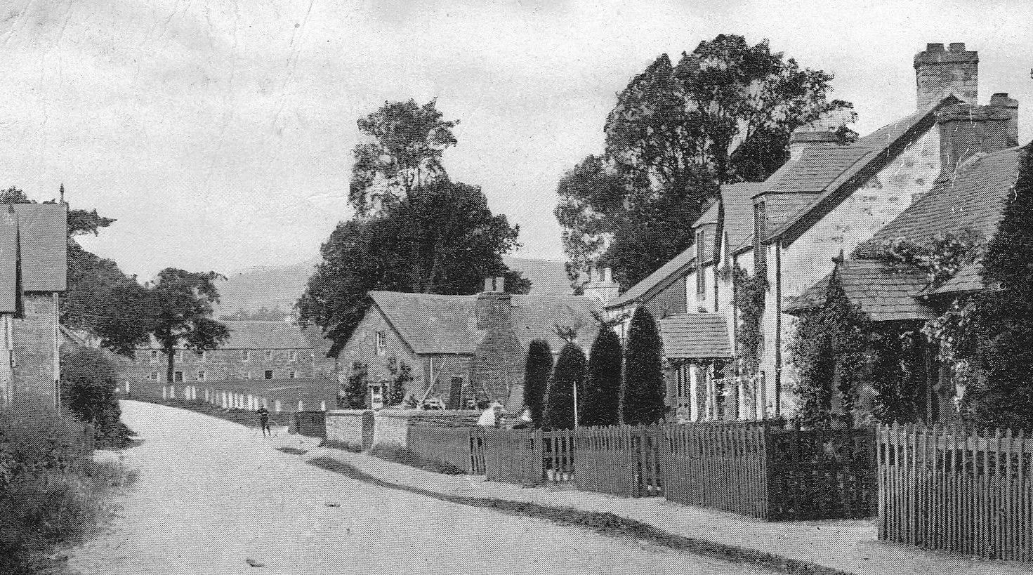 Tour Scotland: Old Photograph Spittalfield Perthshire Scotland