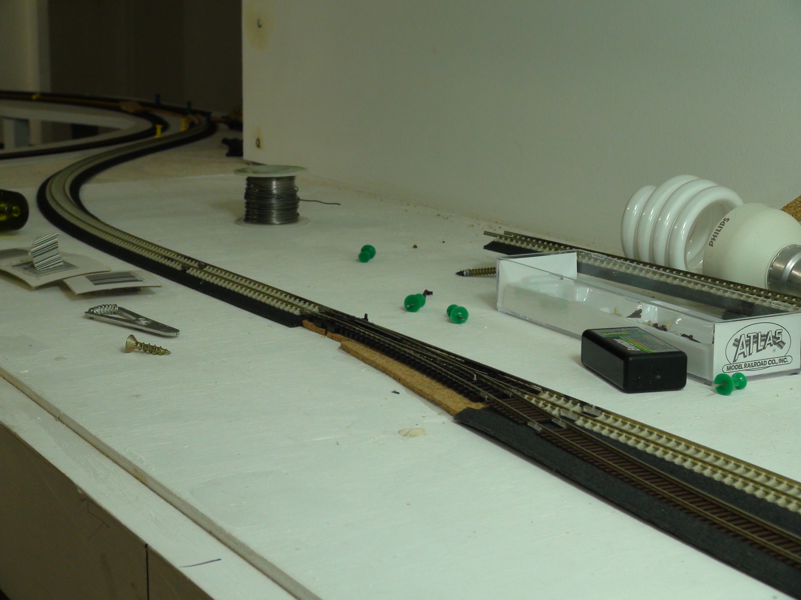 Tropical N Scale: Laying The First Layout Track