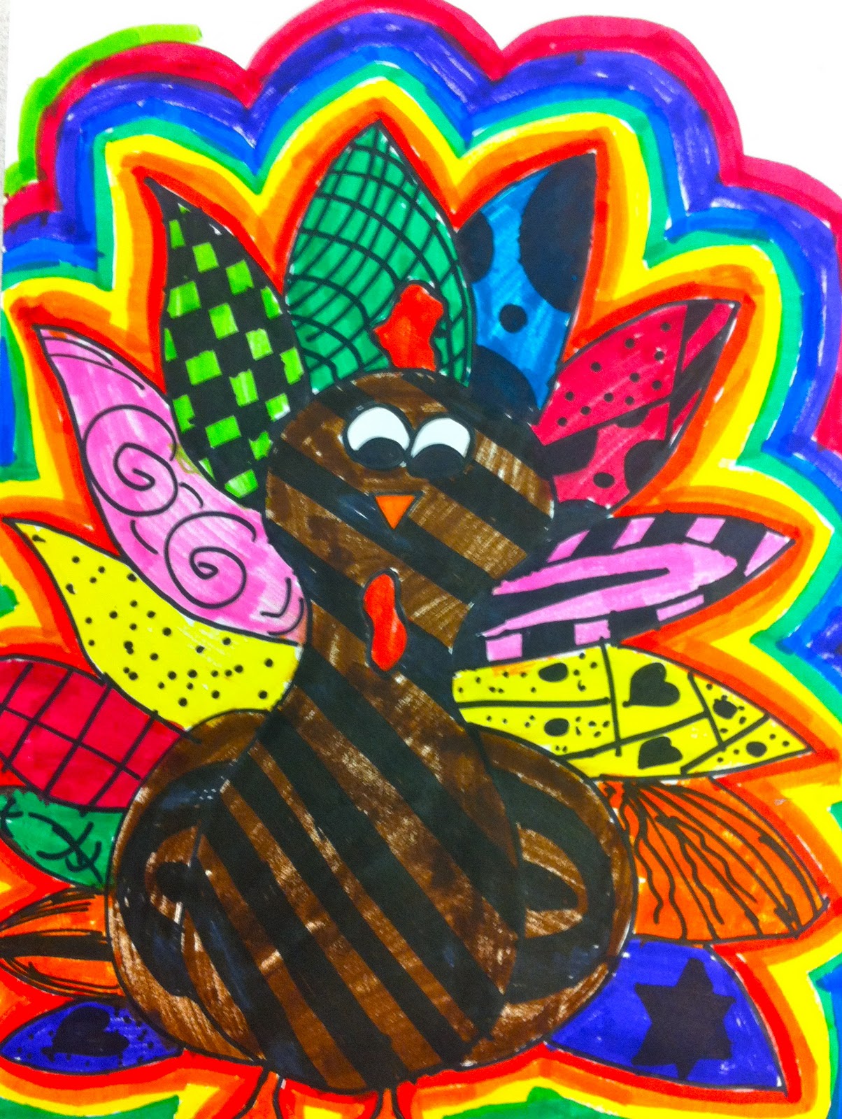 Expression of Imagination: "Turkey Art" by Various Grades