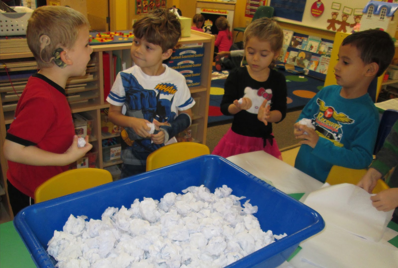 Mrs. Bernasconi: Indoor Snowball Fight and a Florida Snowman