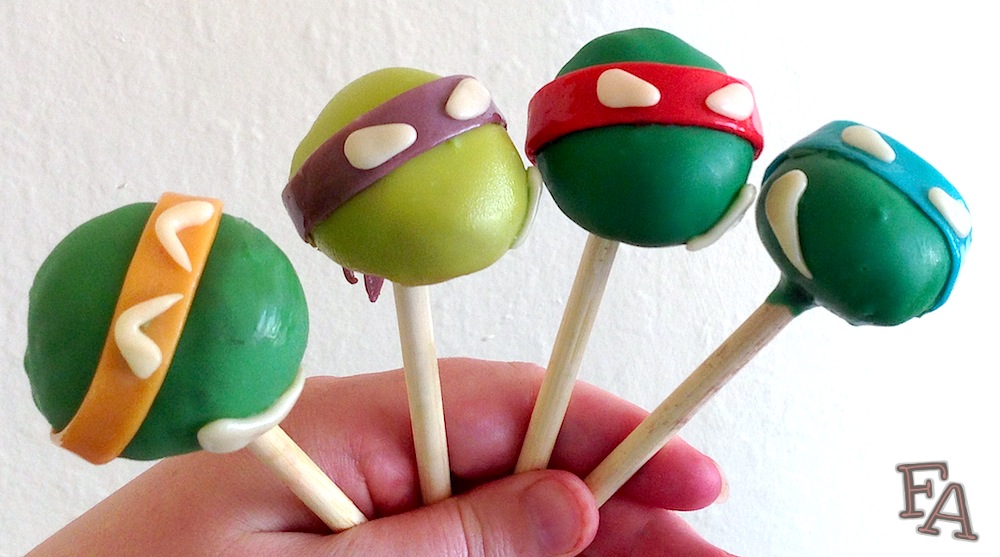 Ninja Turtle Cake Pops Tutorial
