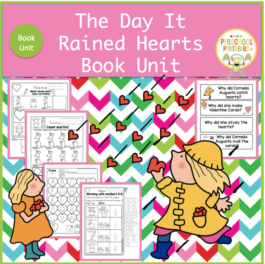 THE DAY IT RAINED HEARTS ~ Book Units by Lynn