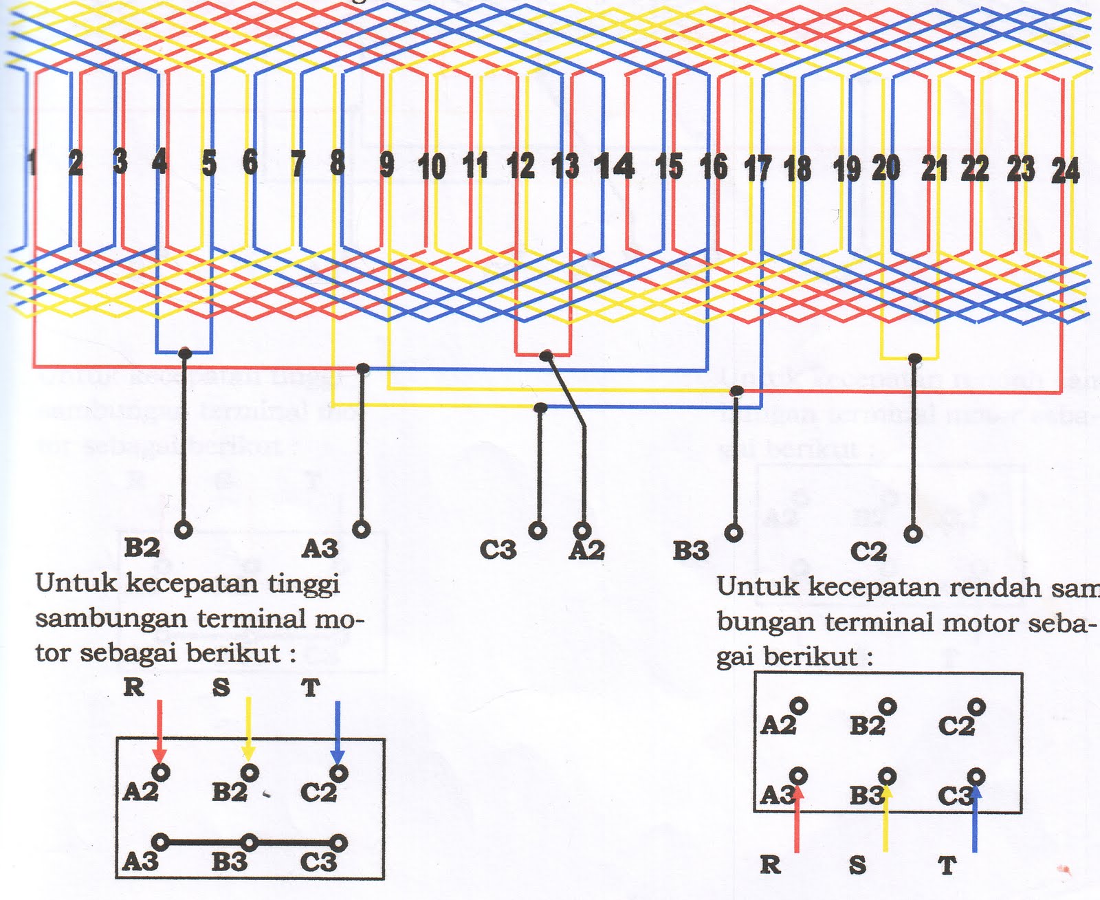 kumparan motor 3 phase
