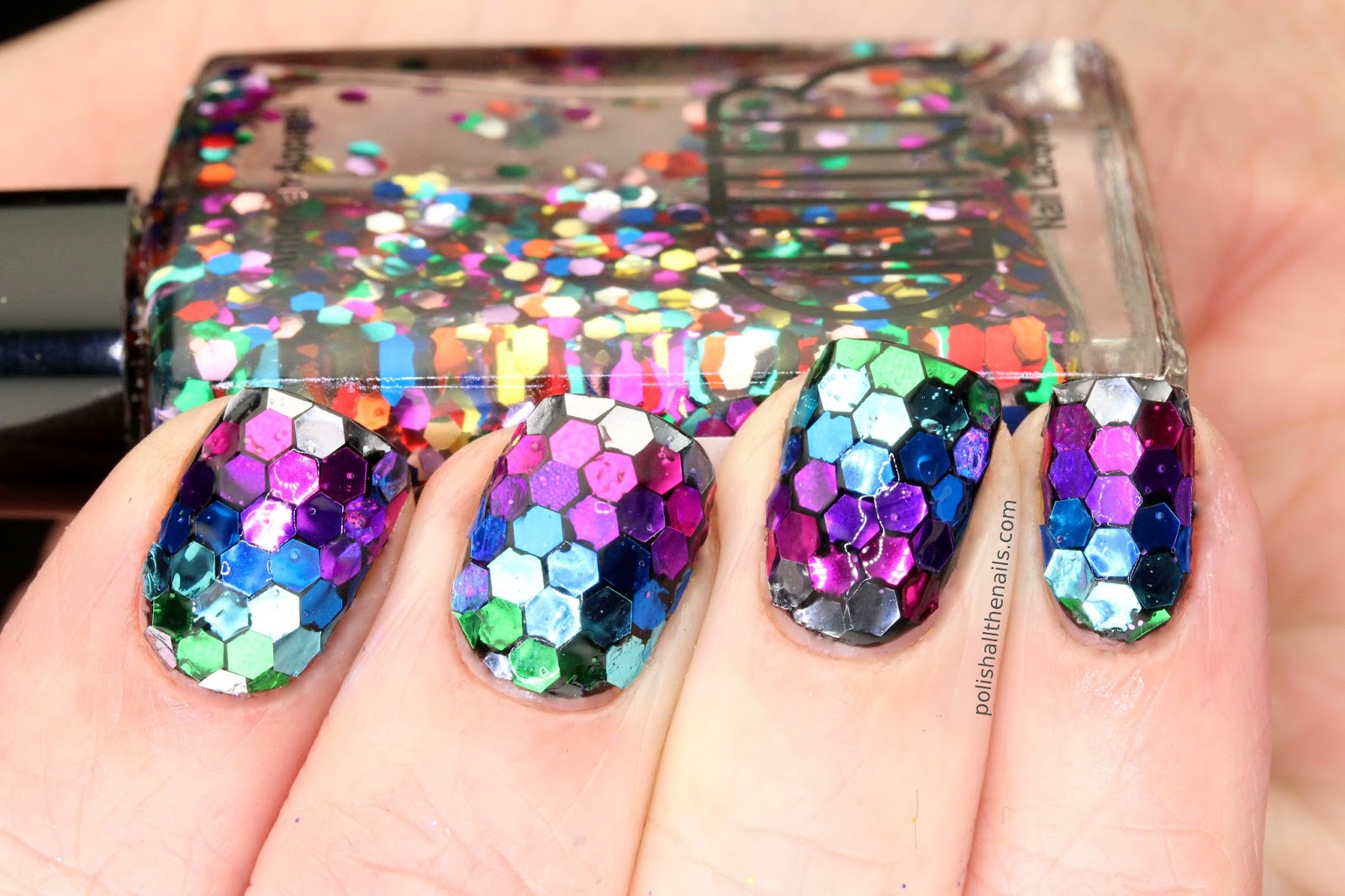 True Rainbow Fish Nails