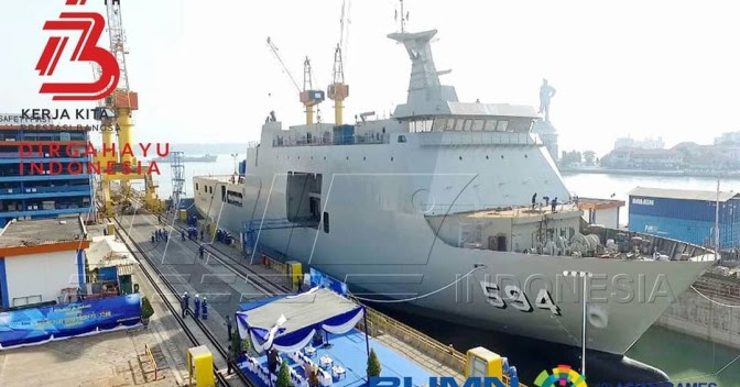 DEFENSE STUDIES: PAL Indonesia Luncurkan LPD 124M Pesanan TNI AL