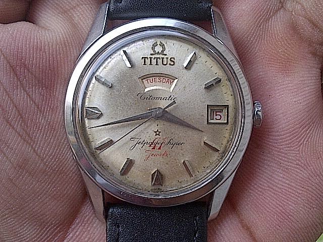 Jam tangan kuno antik dan MODERN: JAM KUNO LANGKA : TITUS TITOMATIC 41 ...