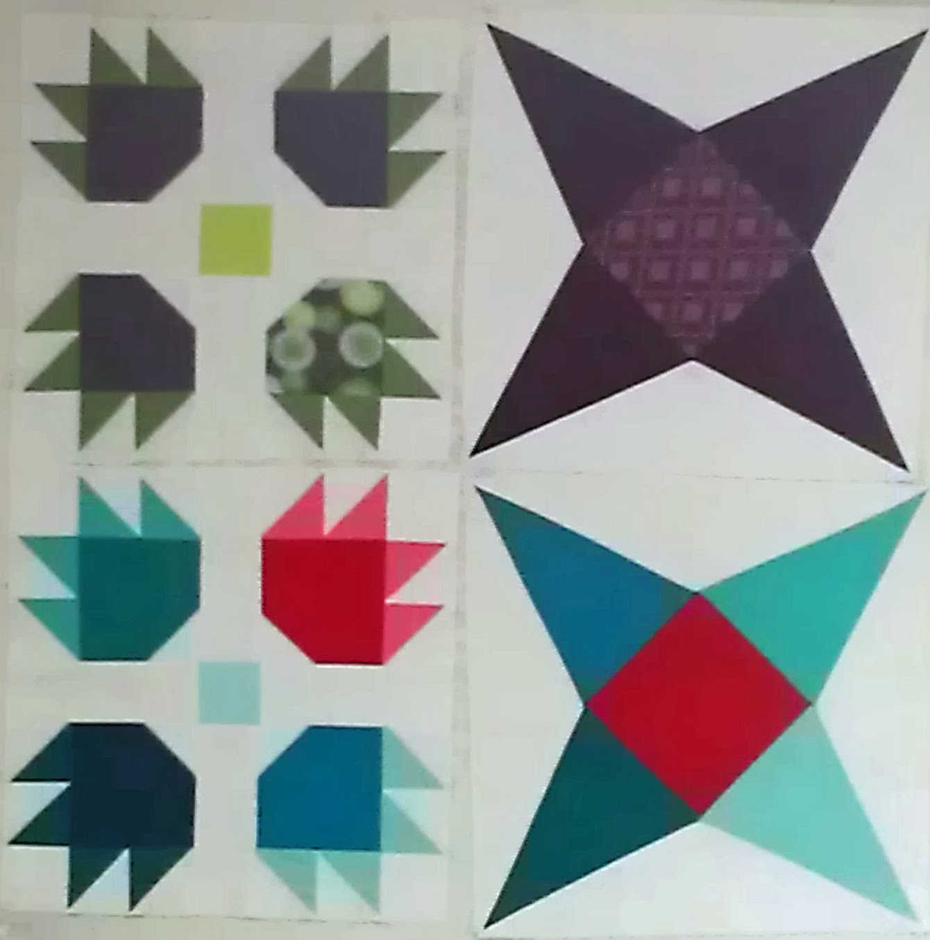 Sew at Home Mummy: The Amethyst Block: Classic meets Modern QAL, FEBRUARY!