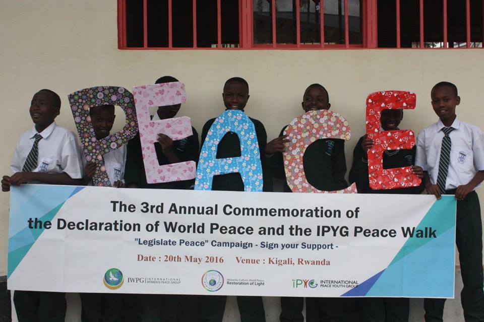 PAX TECUM: PEACE WALK by Youth - HWPL Peace Declaration 2013