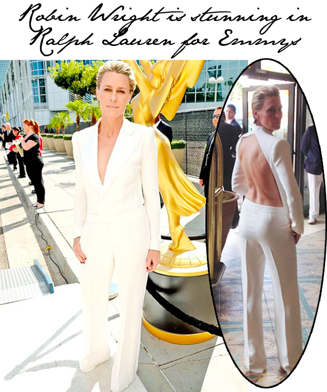 2014 Emmys Fashion: Robin Wright's Ralph Lauren Moment - Emily Jane ...