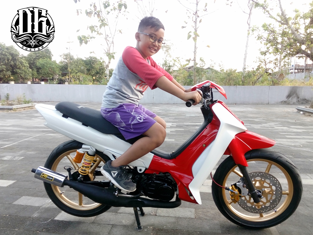 Tangki Knalpot Kustom: Yamaha F1ZR Racing Look (Step 1)