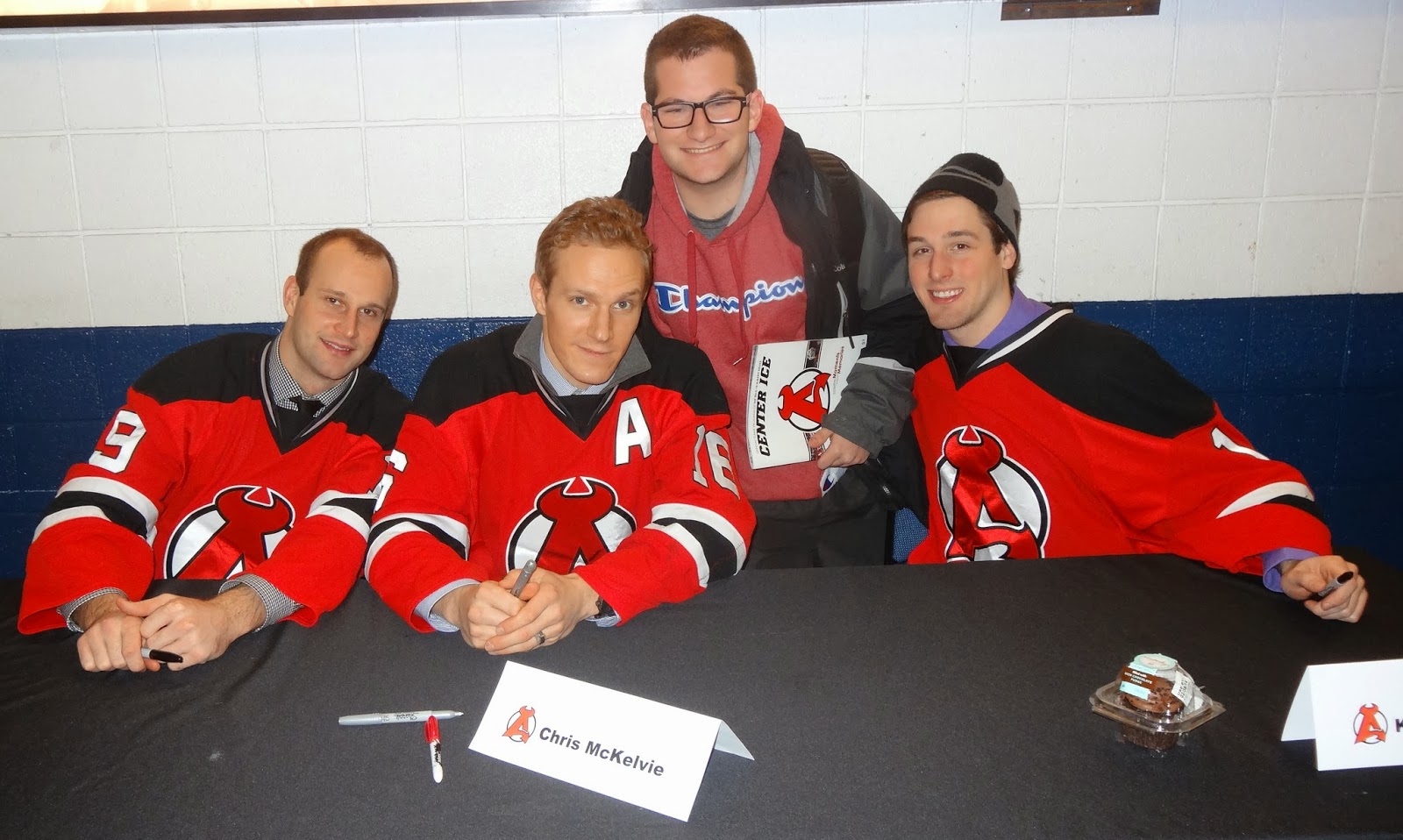 Aaron's Autographs: Albany Devils Autograph Signing 1/26/14