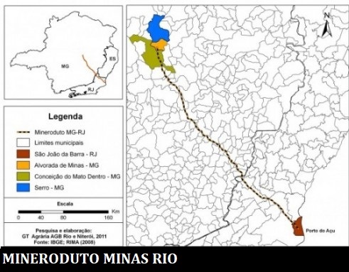 BIBOCA AMBIENTAL : VAZAMENTO DO MINERODUTO DA ANGLO AMERICAN