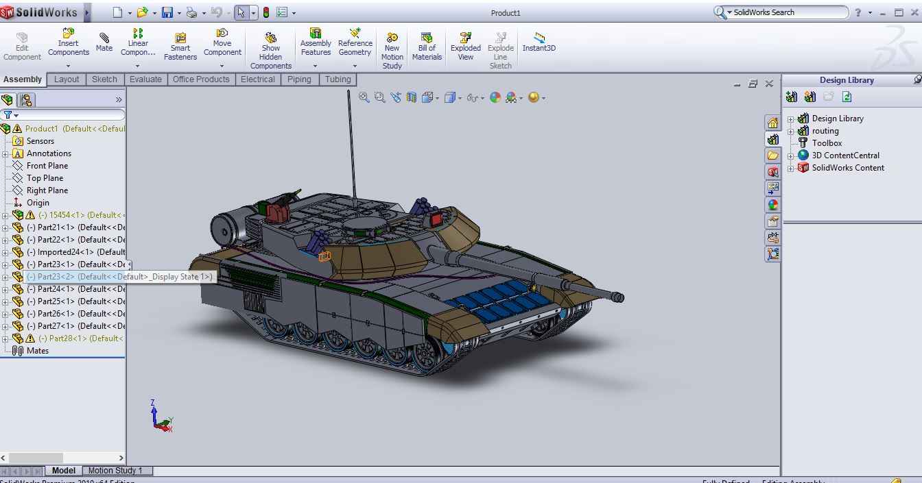 Mô hình 3D xe tăng T-90 | DUY NGUYỄN