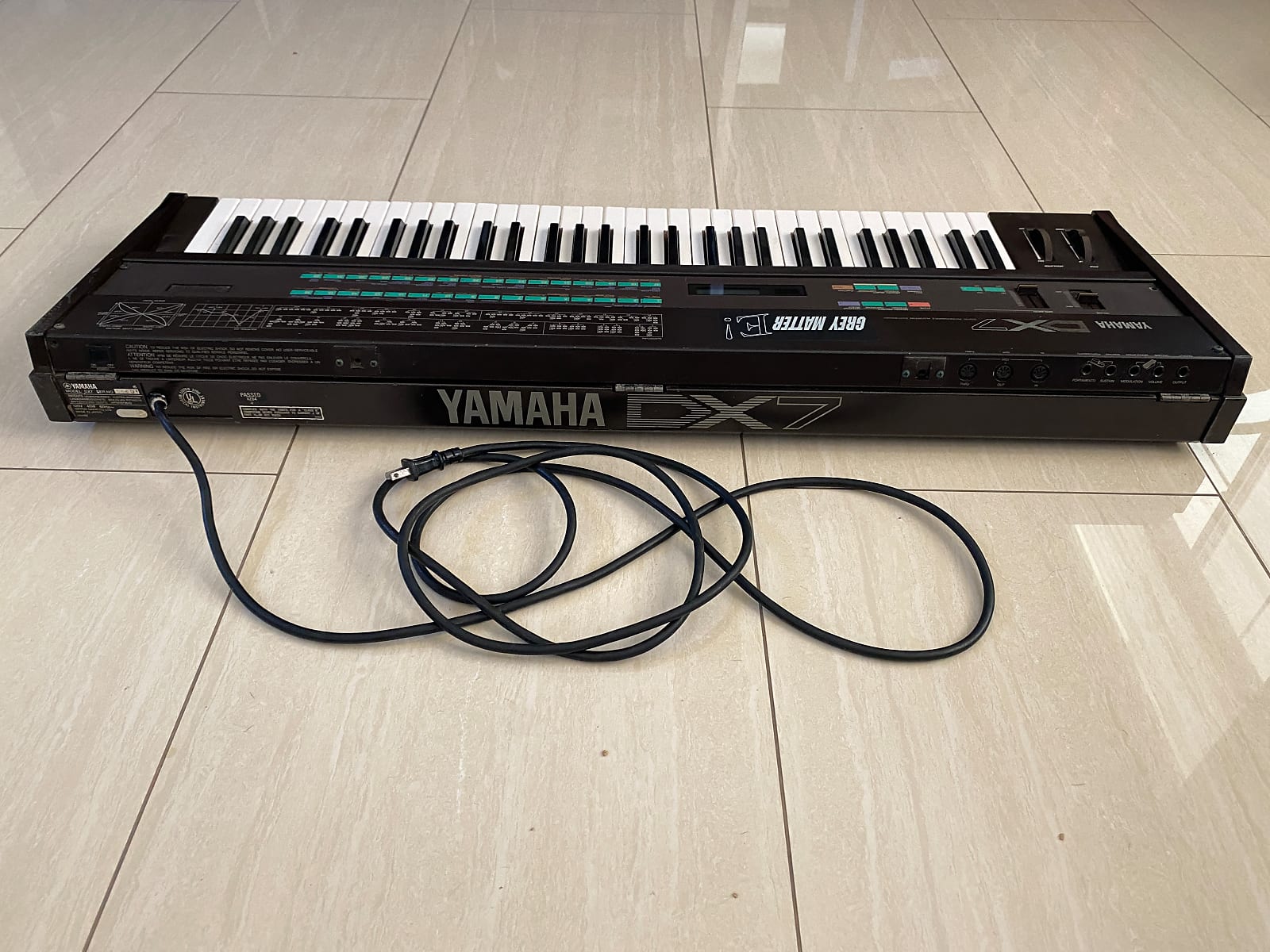 MATRIXSYNTH: Yamaha DX7 Digital FM Synthesizer with Grey Matter E! Mod