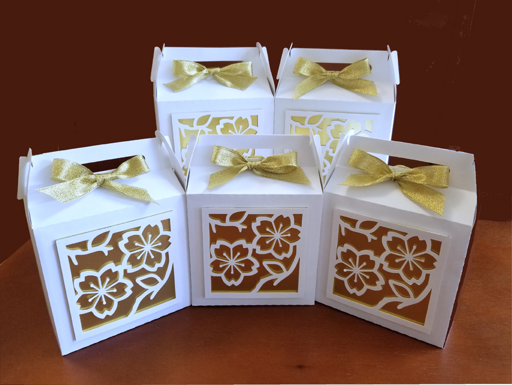 A Star For Chiemi: Sakura Paper Cut Boxes
